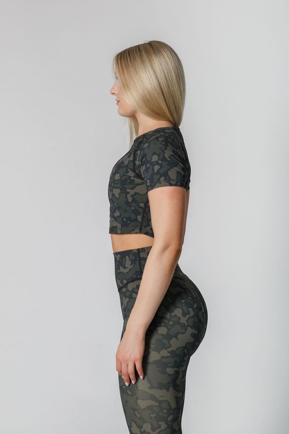 FlexSweat™ Elite Crop Saguaro - Paragon Fitwear